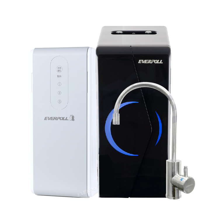 【EVERPOLL】 櫥下型雙溫無壓飲水機+直出式 直輸 RO逆滲透/純水機EP168+RO600(EP-168+RO-600)★RO500 ...