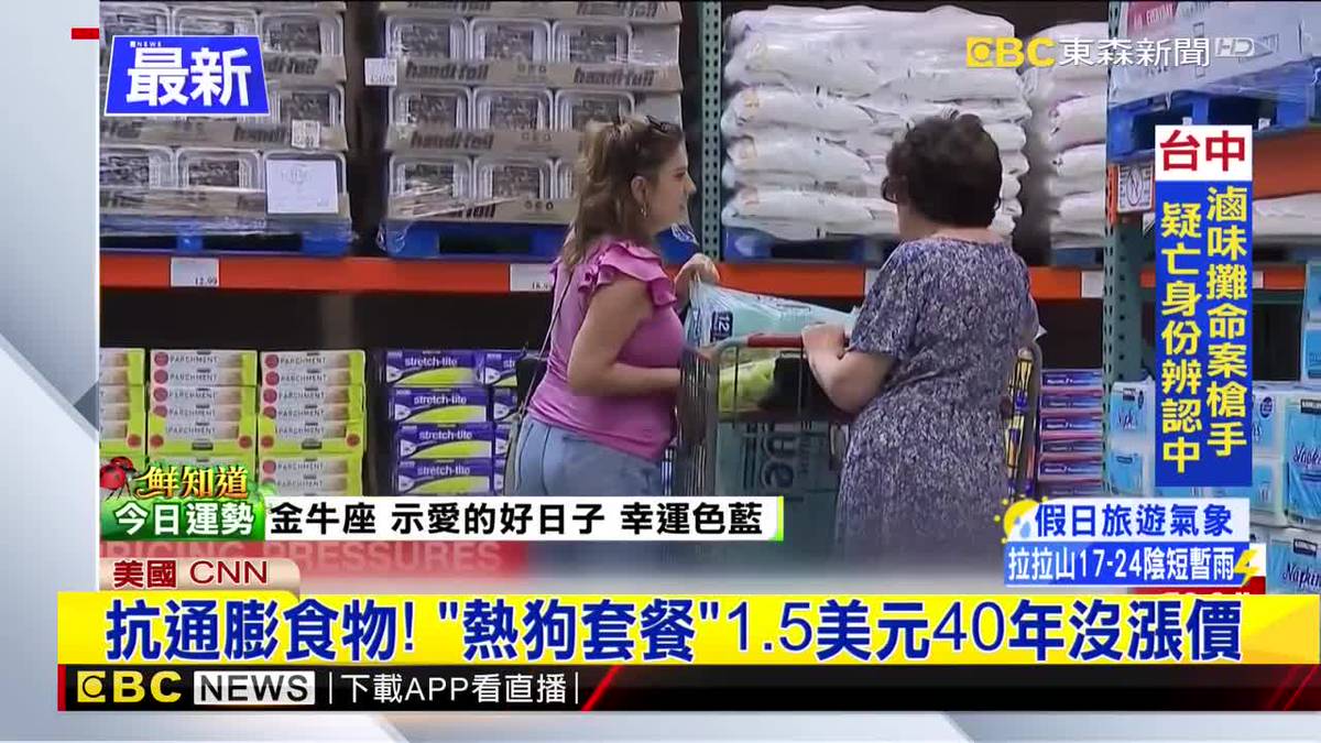 抗通膨食物！ 「熱狗套餐」1.5美元40年沒漲價 | EBC 東森新聞影音 | LINE TODAY