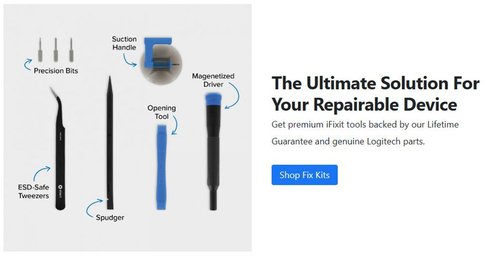 羅技宣布與 iFixit 合作，實現更多 DIY 維修 | LINE購物