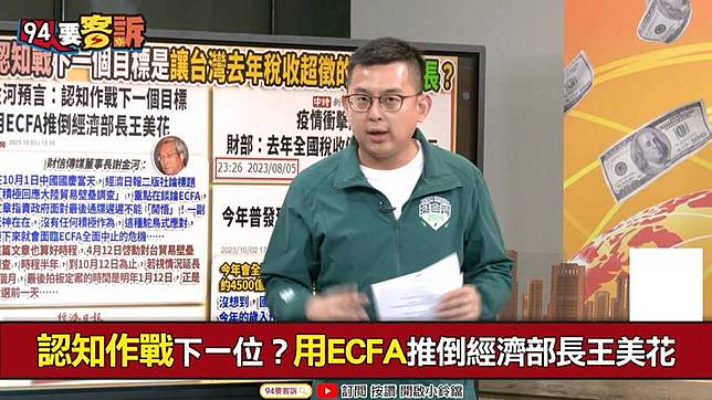 分析中共認知戰下一步 卓冠廷：用ECFA鬥王美花 | 自由電子報 | LINE TODAY