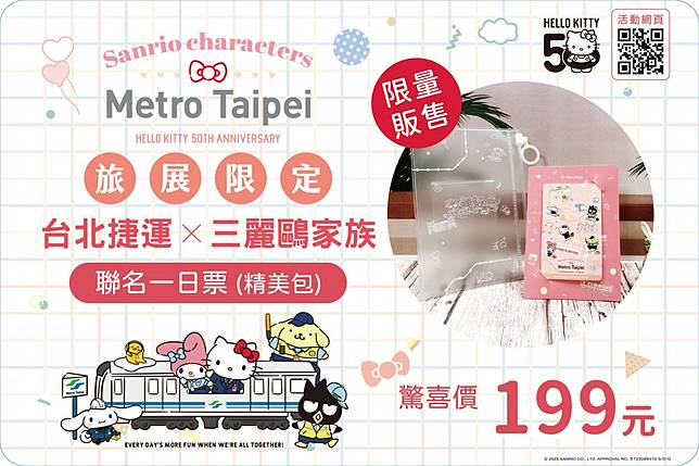 臺北國際旅展「臺北館」八大優惠 「北捷xHELLO KITTY」一日票限量販售 | 台灣好新聞 | LINE TODAY