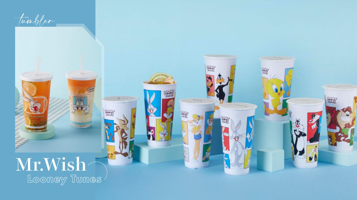 兔巴哥隨行杯太萌！Mr.Wishx「樂一通家族」登場，6款隨身瓶必收，再推2款水果手搖飲 | LINE購物