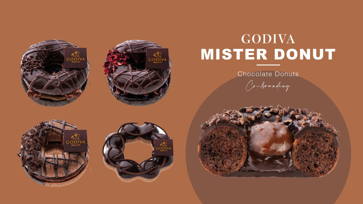 巧克力控必吃！Mister Donut聯名GODIVA推5款巧克力甜甜圈，巧克力+首款蛋糕圈再享優惠 | LINE購物