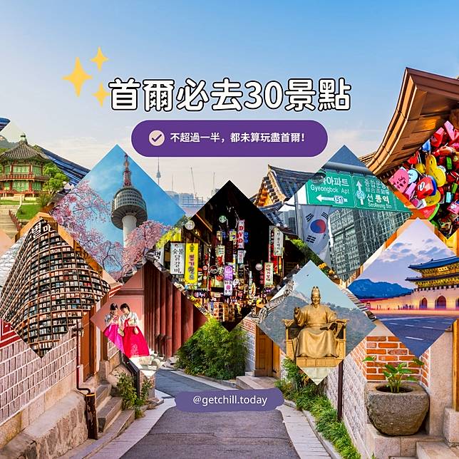 首爾必去30景點 入門至深度遊推介 | Get Chill Today | LINE TODAY