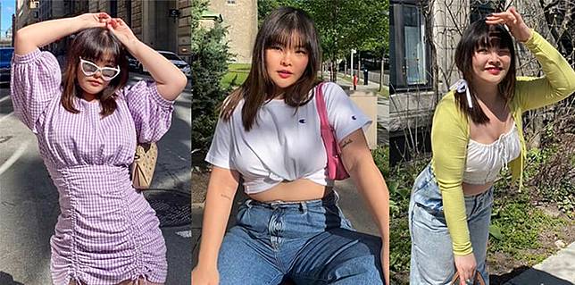 ส่อง แฟชั่นสาวอวบ 2020 RISA @mmuayys สาวไทยในแคนาดา อวบก็แซ่บได้ | Her ...