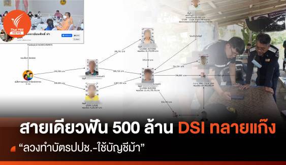 DSI ทลายแก๊งลวงทำบัตร ปปช.-ใช้บัญชีม้า สายเดียวฟัน 500 ล้าน | Thai PBS | LINE TODAY