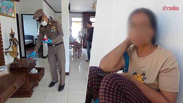 กลับถึงบ้านช็อก! แฟนถูกปาดคอ นอนเปลือยดับบนเตียง คุมตัวหญิงสอบ | Khaosod | LINE TODAY