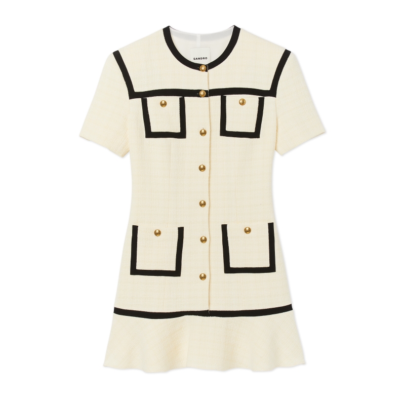 Sandro 2023春夏洋裝推薦Top8，追求好感度首選多口袋洋裝、細肩帶編織洋裝是海島戰袍！ | LINE購物