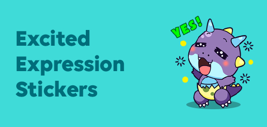 Excited Stickers! | LINE STORE