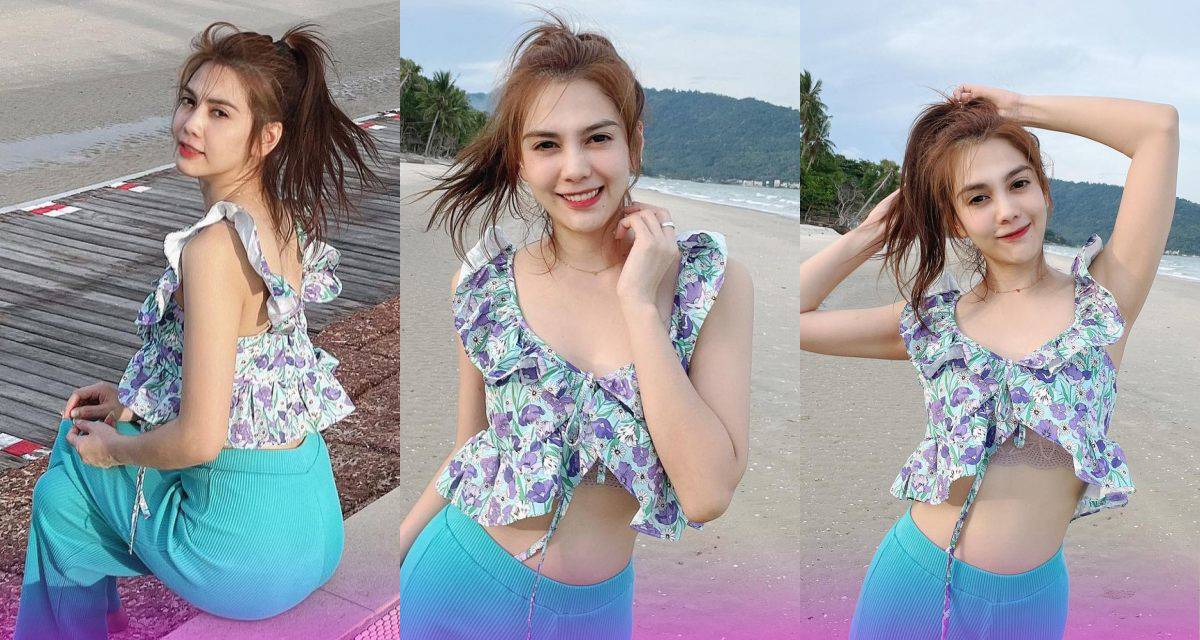 สวยไม่เปลี่ยน “พั้นช์วรกาญจน์” เช็คอินชายทะเล ลุคนี้น่ารักไม่ไหว | KaaZip บันเทิง | LINE TODAY