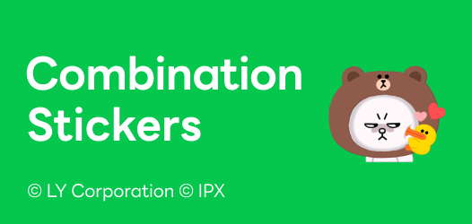 Combination Stickers | LINE STORE