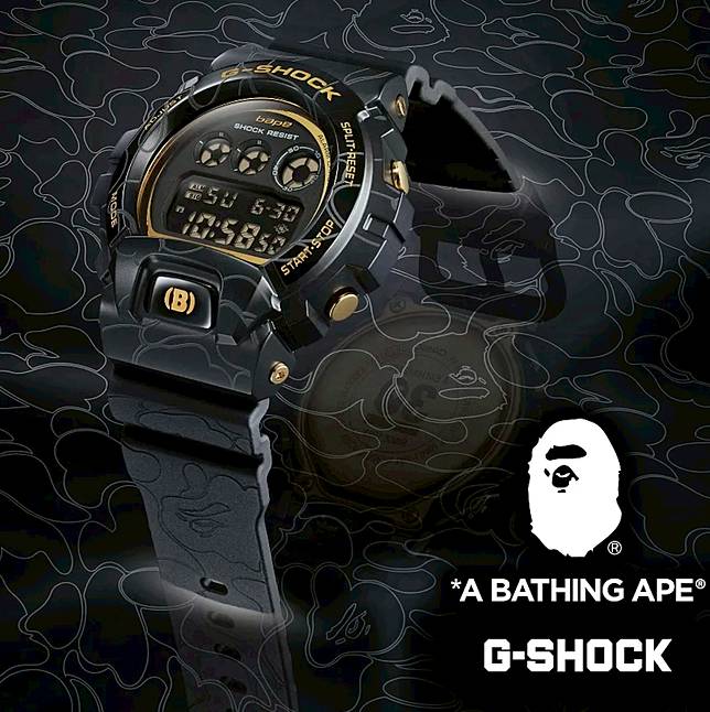 必須要收藏！G-SHOCK BAPE 30 週年紀念腕錶 「GM-6900BAPE」 | 潮流集合 | LINE TODAY