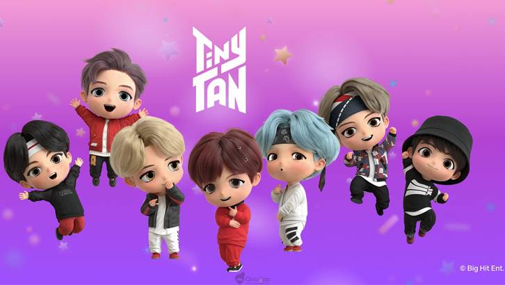 這次是 Q 版的 BTS！Com2uS 宣布將以 BTS 虛擬角色「TinyTAN」為題材推出手機遊戲 | QooApp | LINE TODAY