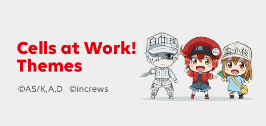 Cells at Work! Themes Collection | LINE STORE