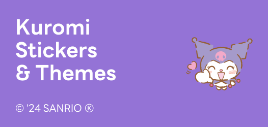 Kuromi Stickers & Themes | LINE STORE
