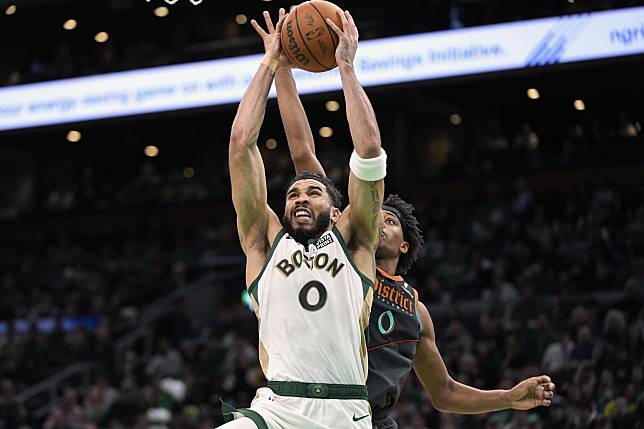 Tatum攻下35分強勢逆轉巫師 塞爾提克成聯盟首支奪40勝隊伍 | 緯來體育新聞 | LINE TODAY