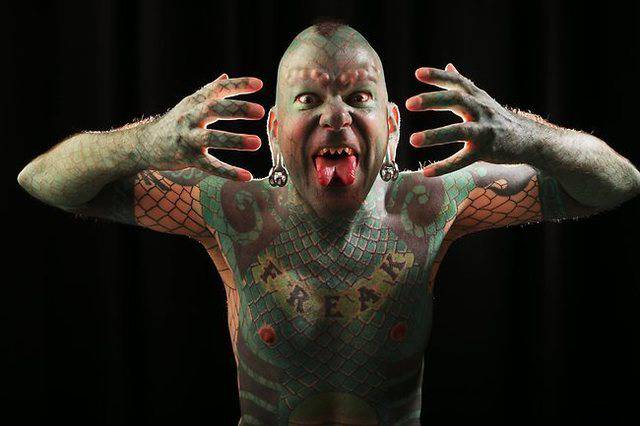 9 อันดับมนุษย์ ที่มี " รอยสัก" บนร่างกายเยอะที่สุดในโลก