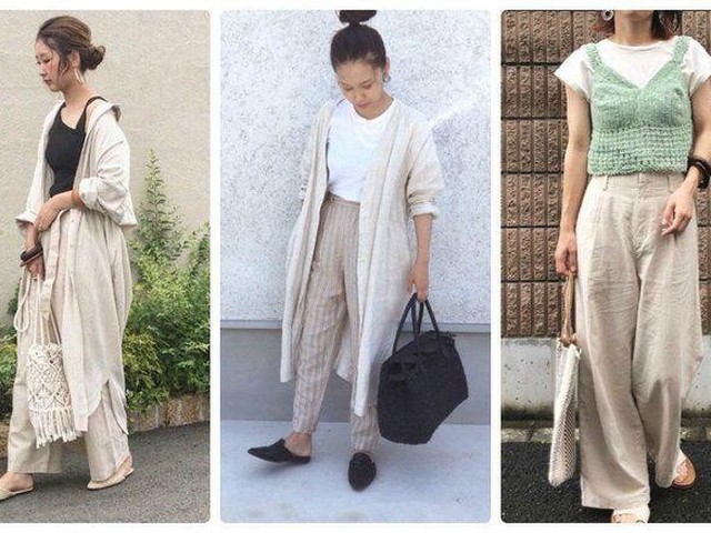 1枚でこなれ感！ユニクロ・GUのリネンパンツコーデ（サンキュ！）