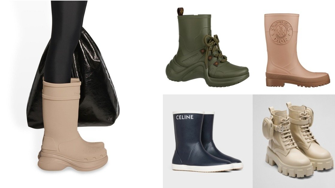 2023豪雨必備「精品雨鞋」推薦Top10！LV「Archlight」帥度雙殺時髦男女，Dior讓優雅女孩不得不愛！ | LINE購物