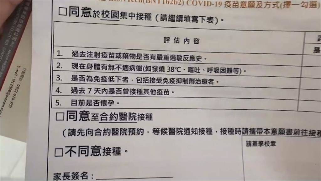 BNT同意書詢問「懷孕否」 害女高中生超尷尬 | 民視新聞網 | LINE TODAY