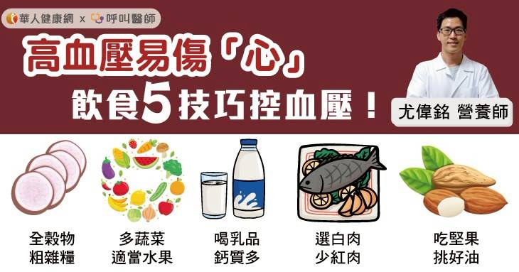高血壓易傷「心」，飲食5技巧控血壓！營養師：學會4個方法避開高鹽高鈉陷阱 | 華人健康網 | LINE TODAY