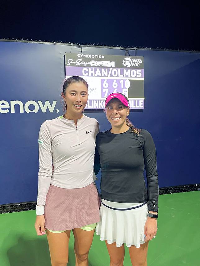 WTA》決勝搶10落敗 詹皓晴組合止步聖地牙哥賽8強 | TSNA | LINE TODAY