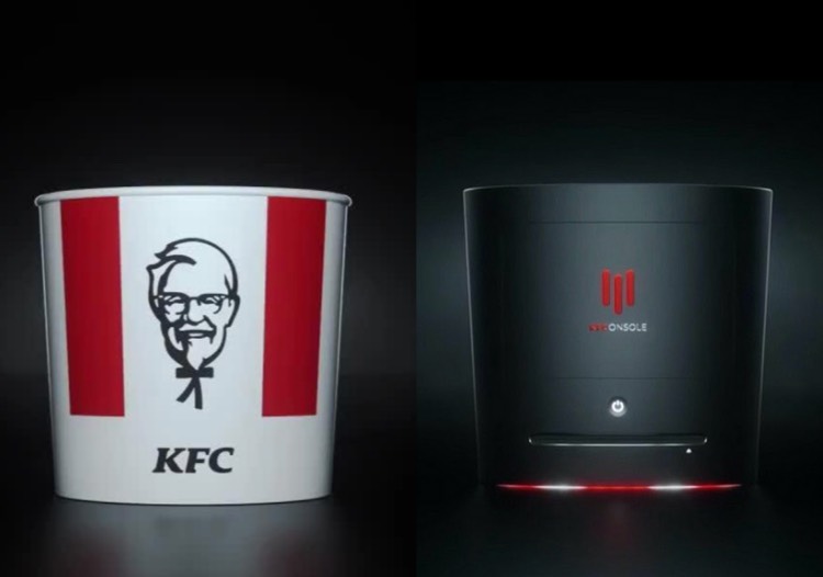 肯德基KFC出「KFConsole」遊戲機？主機形象片釋出造成轟動，肯德基：增加你的飢餓感！ - LINE購物