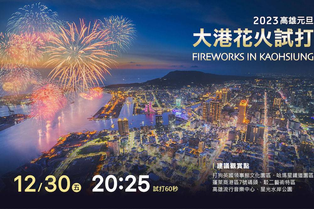 高雄跨年跨兩次！大港花火今晚搶先試打60秒 | 上報 | LINE TODAY