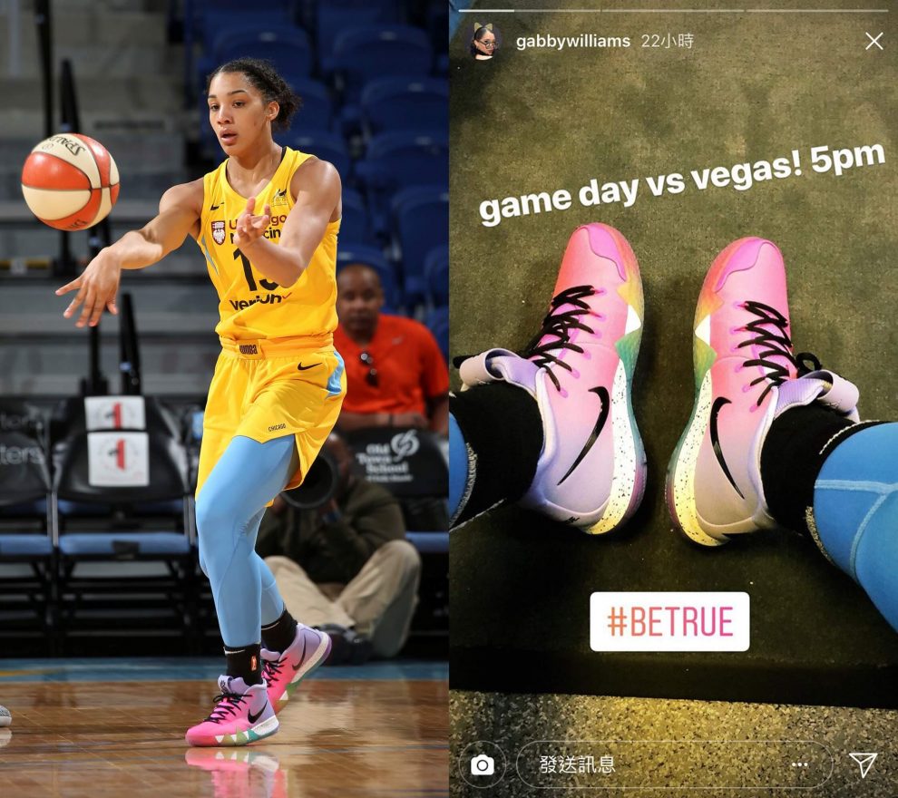 選手實著 / WNBA 球員上腳 Nike Kyrie 4 ‘BETRUE’ | LINE購物