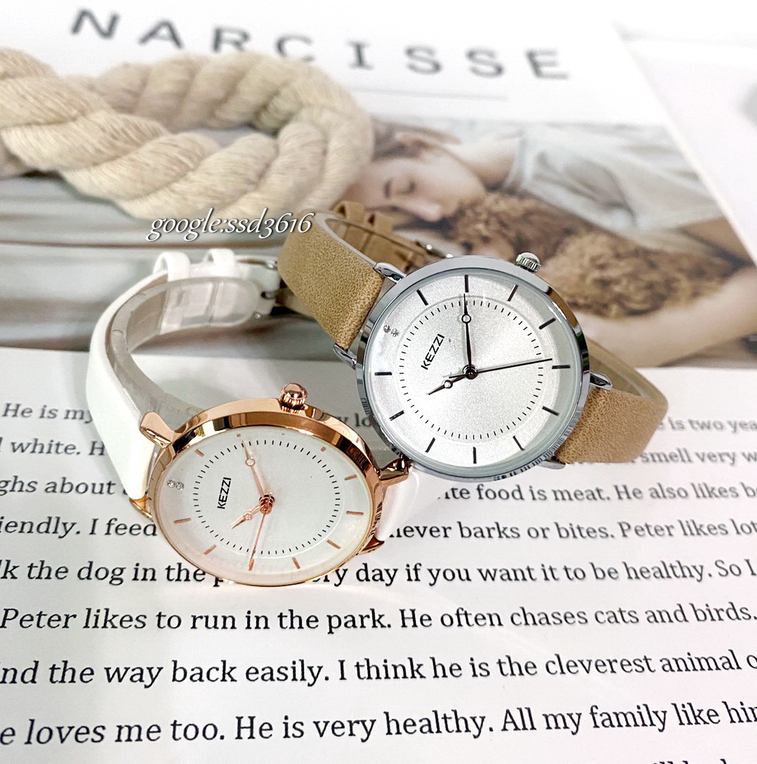 經緯度鐘錶【KEZZI珂紫】圓錶 小刻度/氣質文青錶/造型指針/日本機芯/買錶加贈全新備用電池/防水錶帶K2189 | LINE購物商城