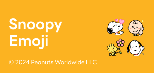 Snoopy Emoji | LINE STORE