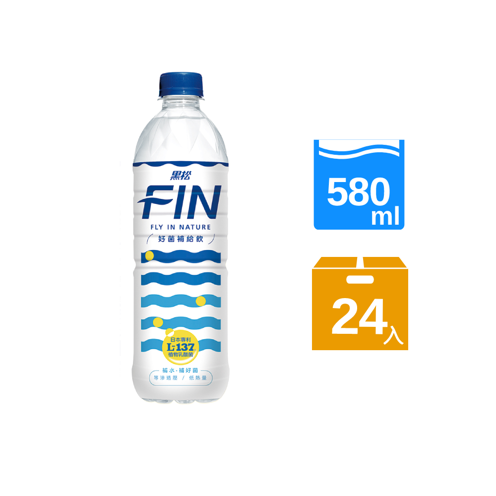 《黑松》FIN好菌補給飲 580ml(24入/箱) | LINE購物商城
