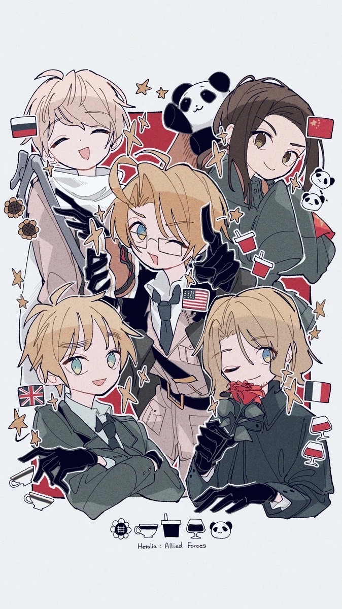 hetalia _ nrkr 【緩也】