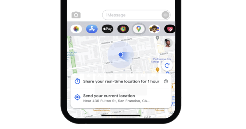 iOS 版 Google Maps 也有深色介面，iMessage 位置分享變得更實用了 | LINE購物
