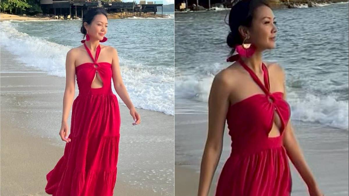 36歲陳庭欣IG出性感照 長裙露肩露背心口開窿 | 娛樂 on LINE | LINE TODAY