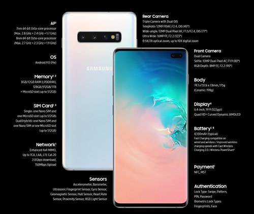 Siamphone | ข้อมูลสเปค Samsung Galaxy S10 5G, Samsung ประกาศให้โลกรู้ ...
