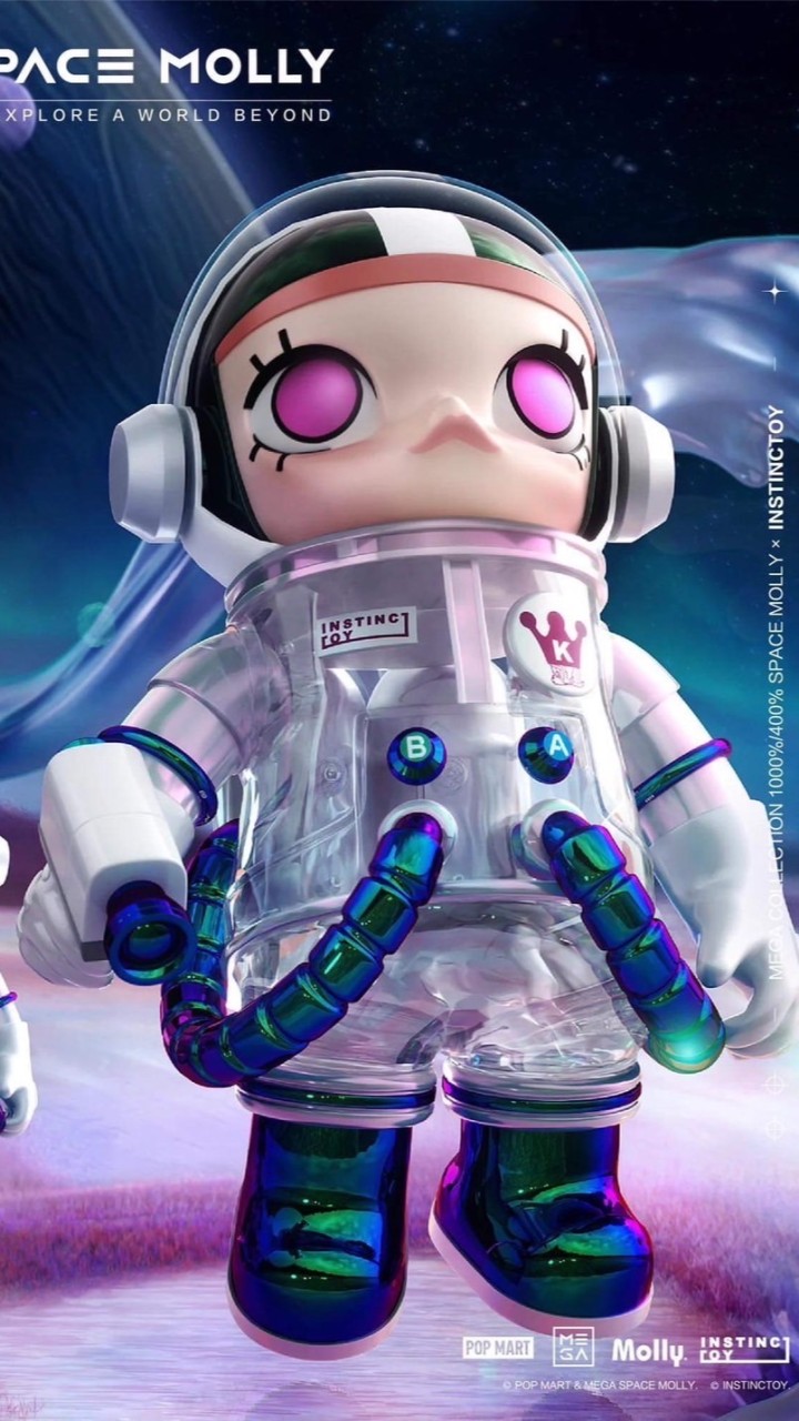 Space Molly & Art Toys by NightcityToys