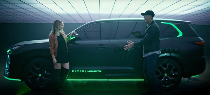 首台「電競休旅」問世？Lexus 與 Razer 跨界打造新型 TX 休旅車，植入滿滿 RGB 還能打電動 | LINE購物