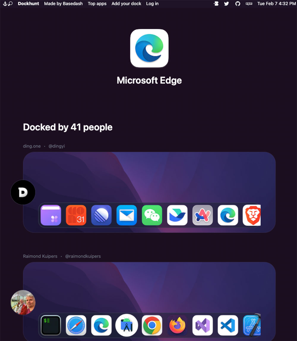 Dockhunt 網站可讓你觀摩別人的 MacOS Dock，還能發現新應用 | LINE購物