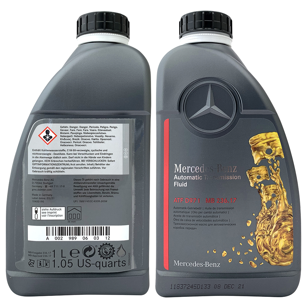 賓士 Mercedes-Benz MB 236.17 9G-TRONIC變速箱全合成專用油 NAG3變速箱 | LINE購物商城