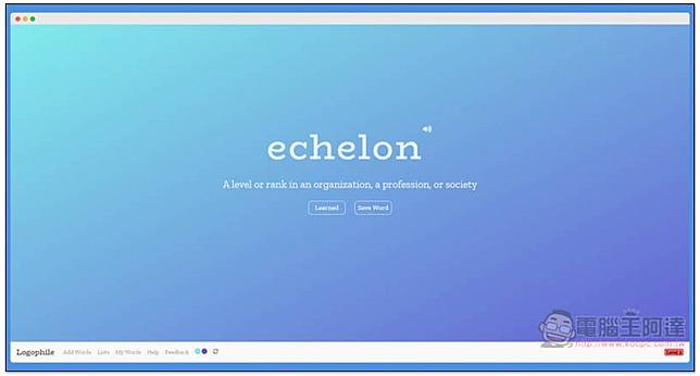Logophile 打開 Chrome 新分頁就會顯示英文單字，強迫你學習的免費擴充外掛 | 電腦王阿達 | LINE TODAY