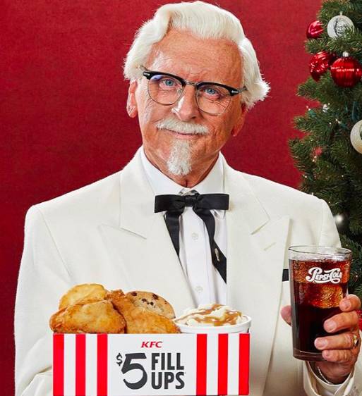 肯德基爺爺變帥了！KFC 釋出最新人物，網友忍不住說想嫁了！ | LINE購物