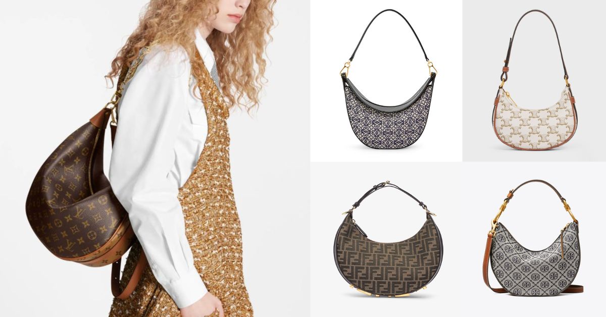 2023老花半月包推薦6款！LV、Gucci、Fendi、Loewe…滿滿Monongram、每顆腋下包都是品牌秒殺款 | LINE購物
