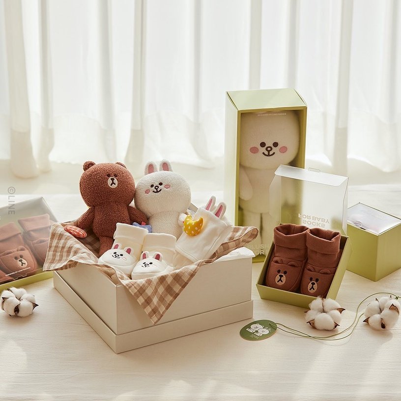 Line Friends推出全套寶寶用品！讓寶寶與熊大結合~媽媽們怎能抵抗呢？ | LINE購物