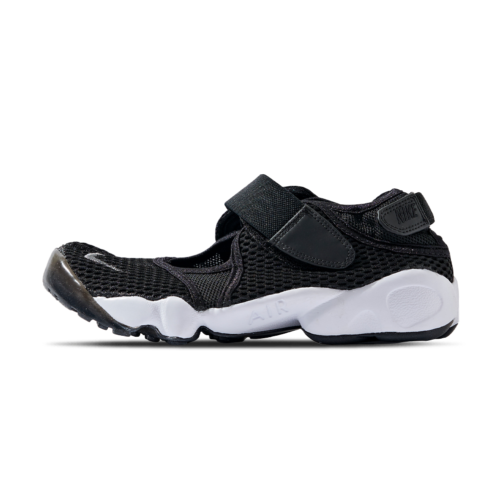 Nike Air Rift BR 女鞋 黑白色 忍者鞋 魔鬼氈 涼鞋 休閒鞋 848386-001 | LINE購物商城