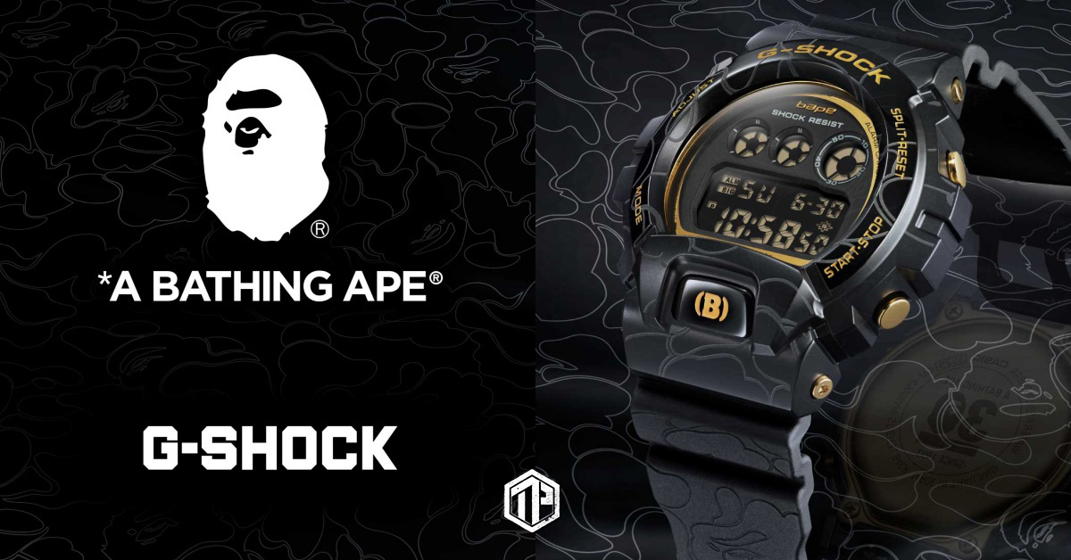 必須要收藏！G-SHOCK BAPE 30 週年紀念腕錶 「GM-6900BAPE」 | LINE購物