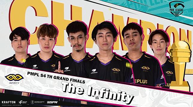 The Infinity ผงาดแชมป์ PMPL ss4 Finals - TonyK คว้าผู้เล่นยอดเยี่ยม ...
