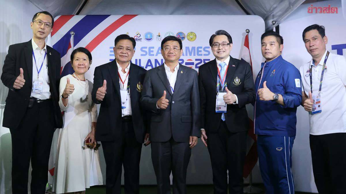 กกท. เปิดบูธโปรโมต ซีเกมส์ 2025 ปลุกกระแส 3จังหวัดเจ้าภาพ | Khaosod | LINE TODAY