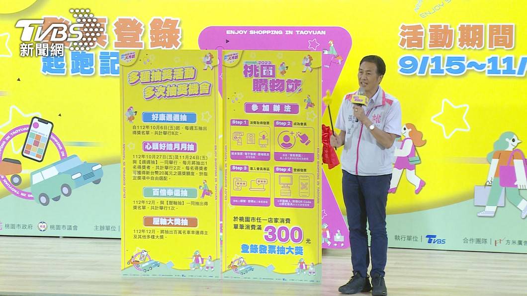 桃園購物節9/15登場！憑發票抽百萬好禮 | TVBS | LINE TODAY