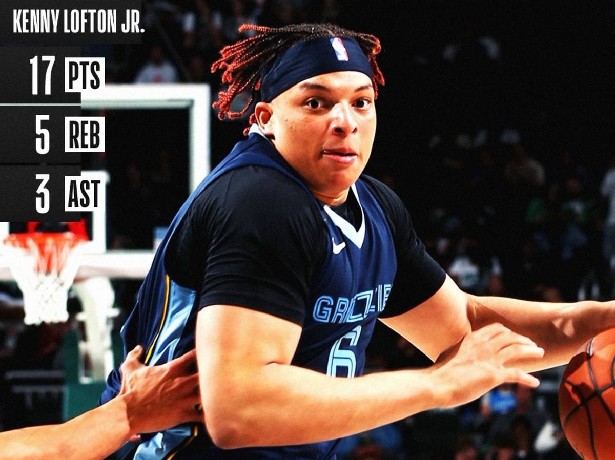 NBA／灰熊「小胖」Kenny Lofton Jr. 霸凌對手禁區，單場 17 分率隊逆轉擊敗公鹿 | JUKSY街星 | LINE TODAY